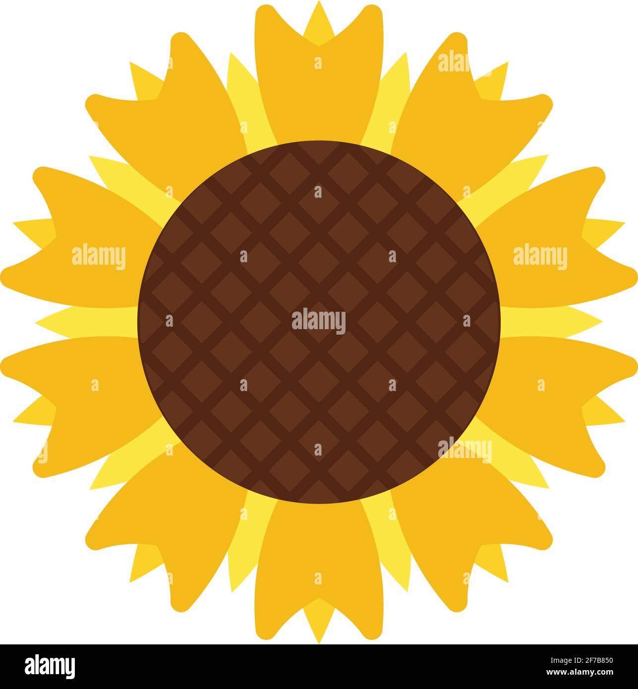 Sunflower icon design template vector Stock Vector Image & Art - Alamy
