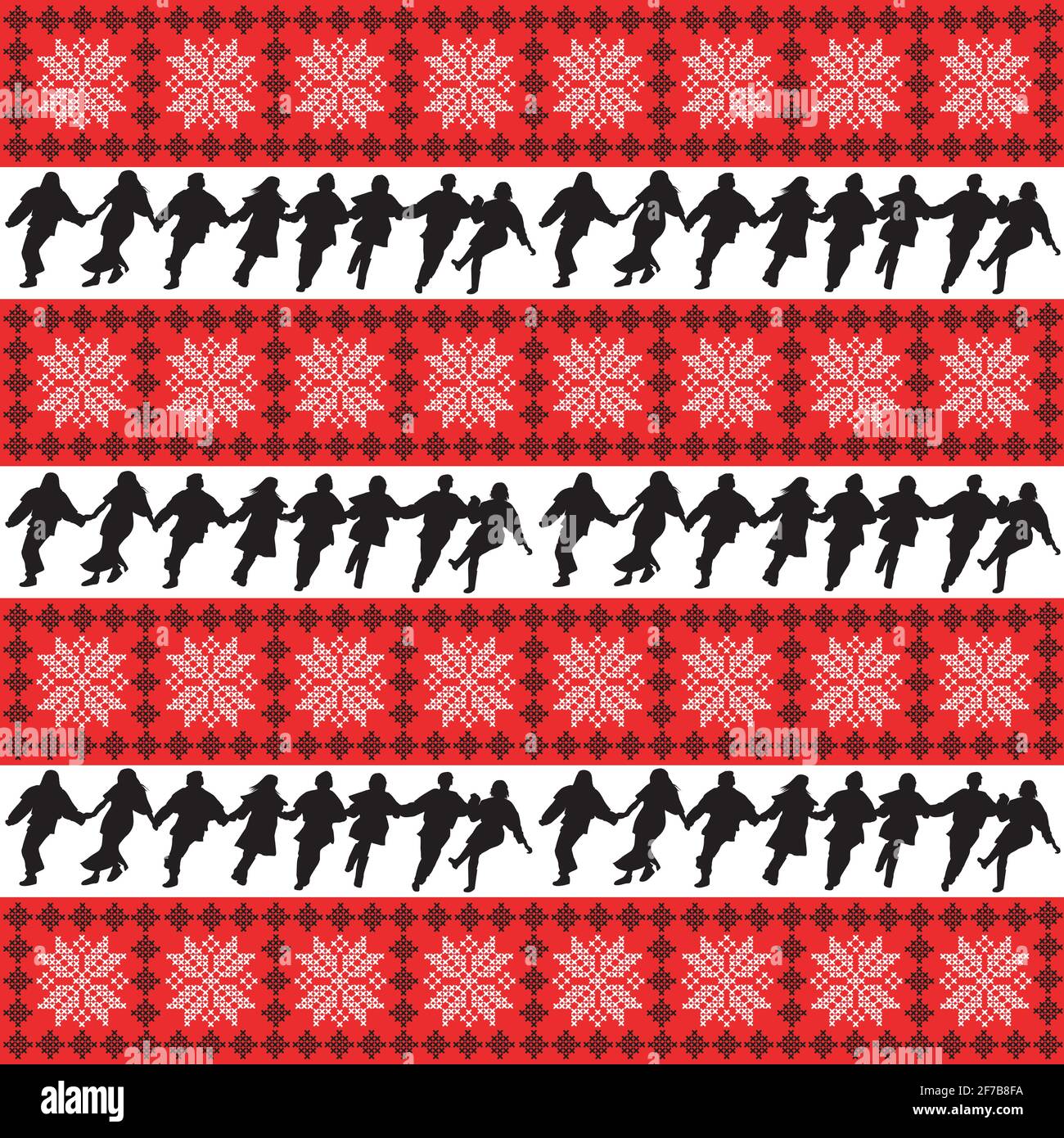 Folk dance Stock Vector Images - Alamy