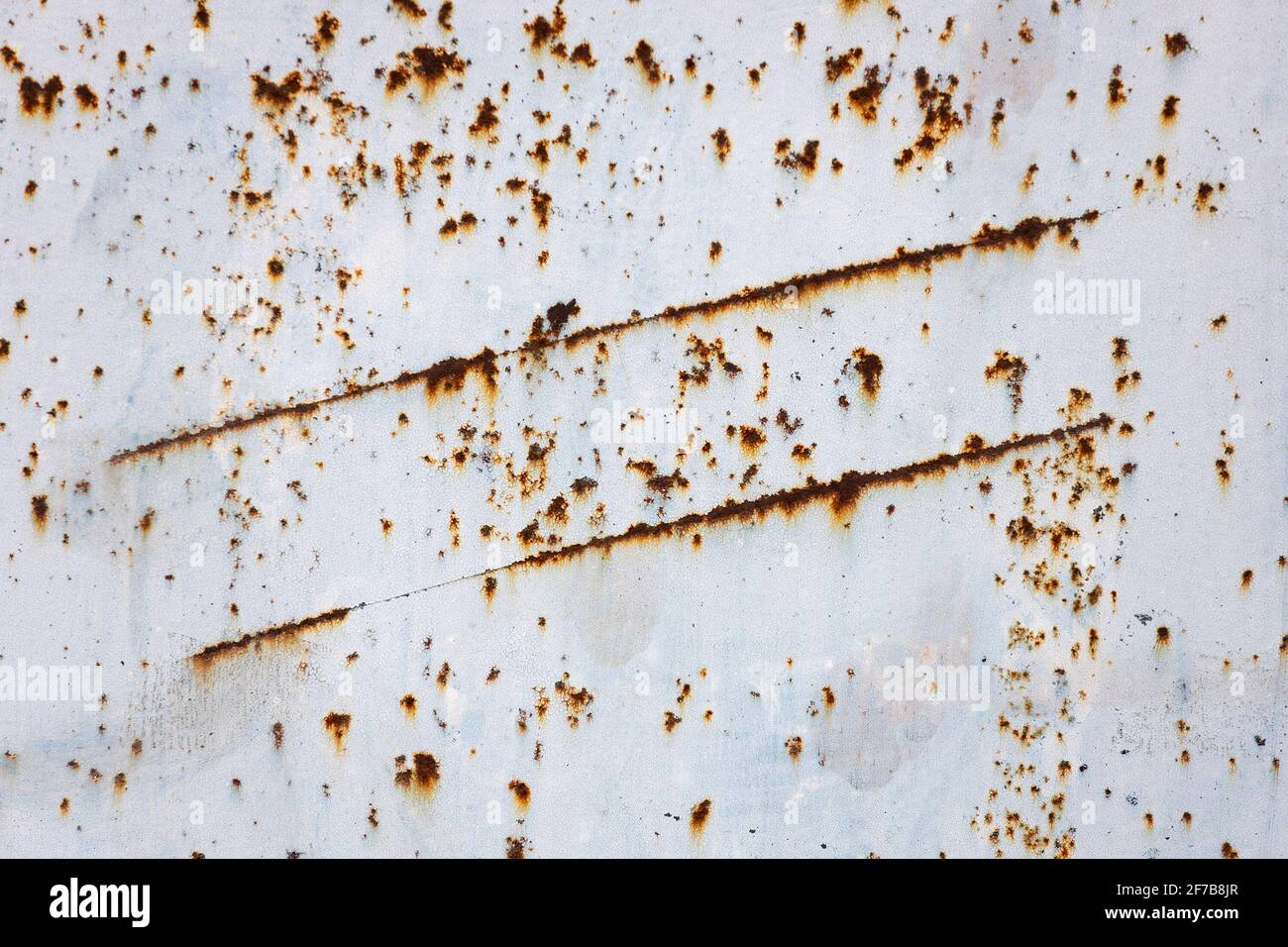 gray metal wall with rust. Highlighting with rust. High quality photo ...