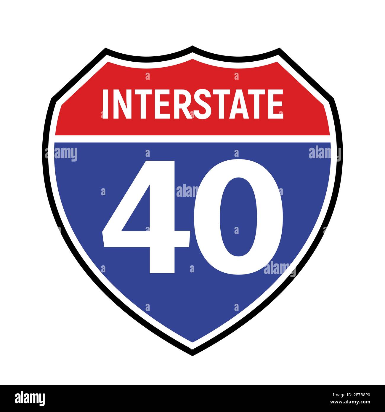 Interstate Sign Vector