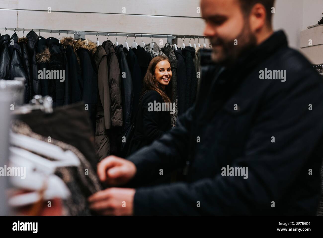 People in shop Stock Photo - Alamy