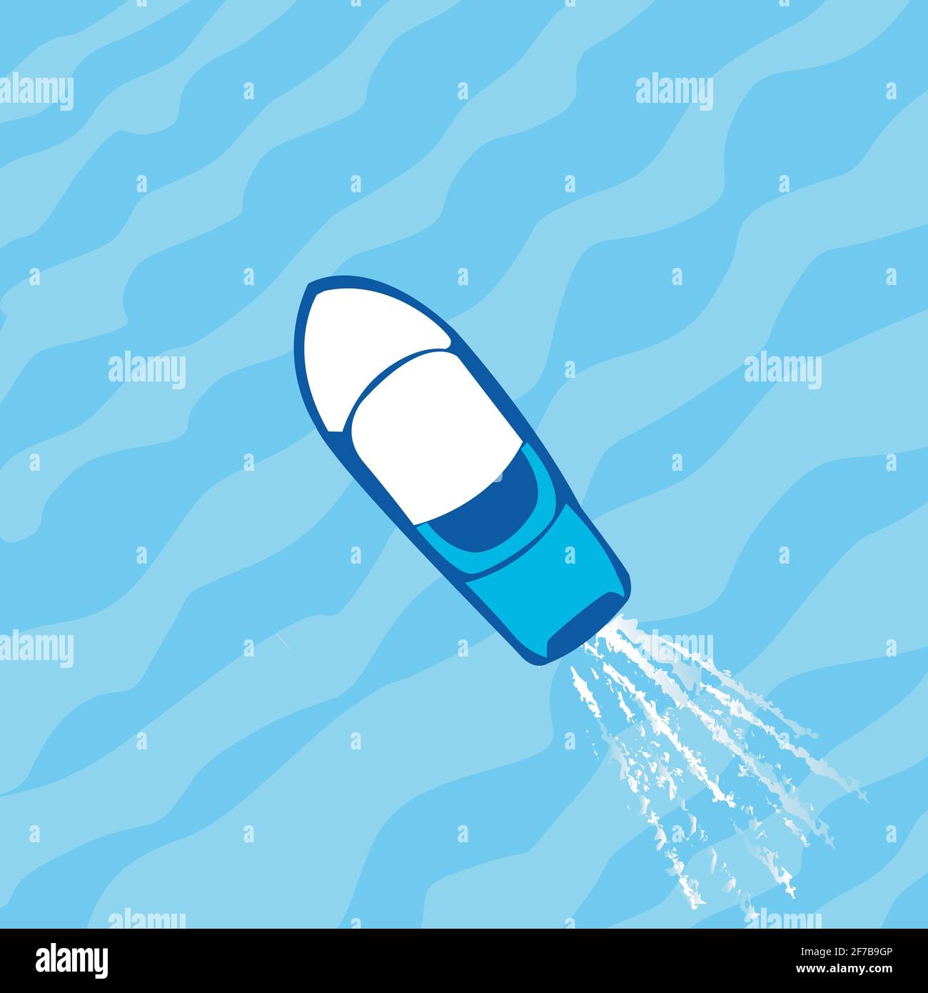 Aerial view of a boat Stock Vector Image & Art - Alamy