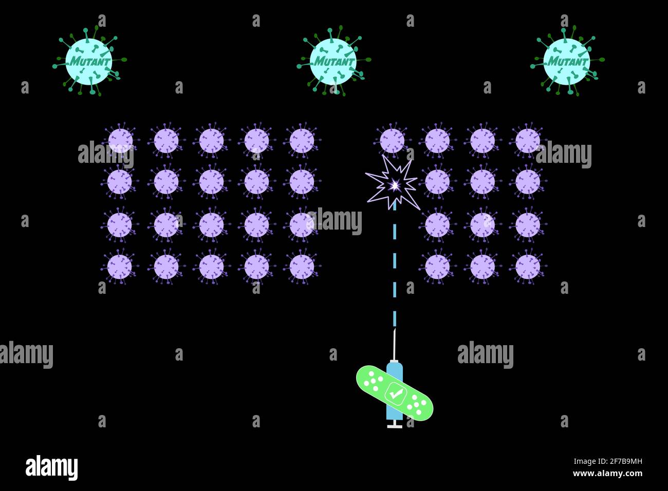 Vaccine retro computer game banner. vaccine syringe shooting virus and ...