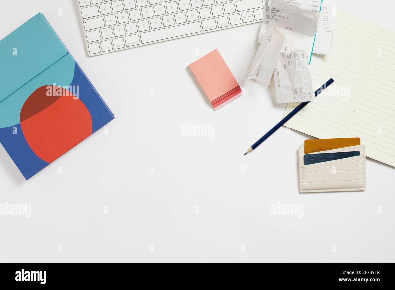 Various items on desk Stock Photo - Alamy