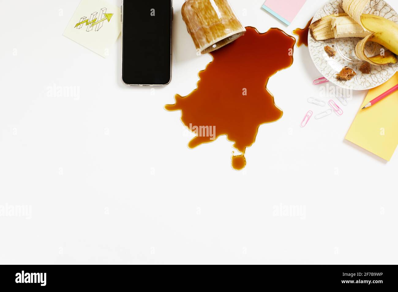 Food spilled on work hi-res stock photography and images - Alamy