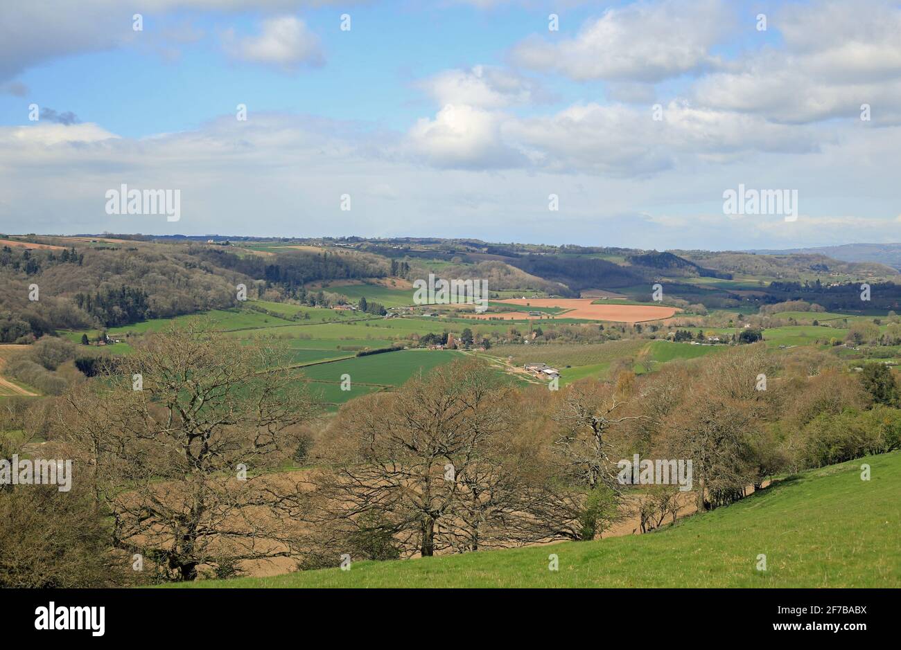 The Teme valley, Worcestershire, England, UK Stock Photo - Alamy