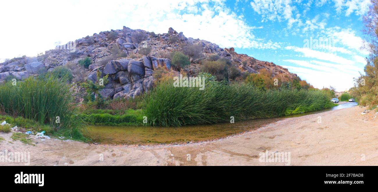 natural valley rural life in saudi arabia Stock Photo - Alamy