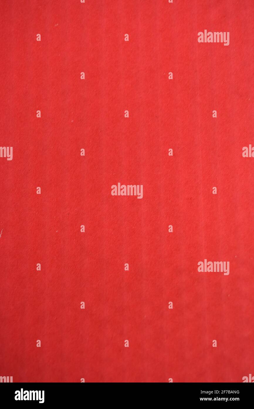 Red Corrugated Cardboard #2 Stock Photo - Alamy