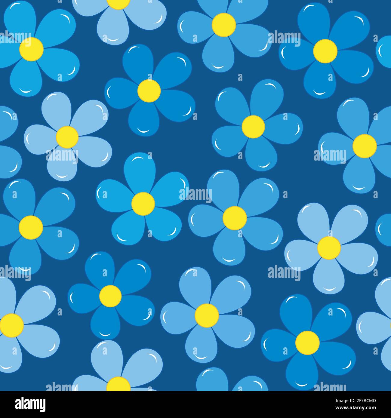 Flowers in garden forget Stock Vector Images - Alamy