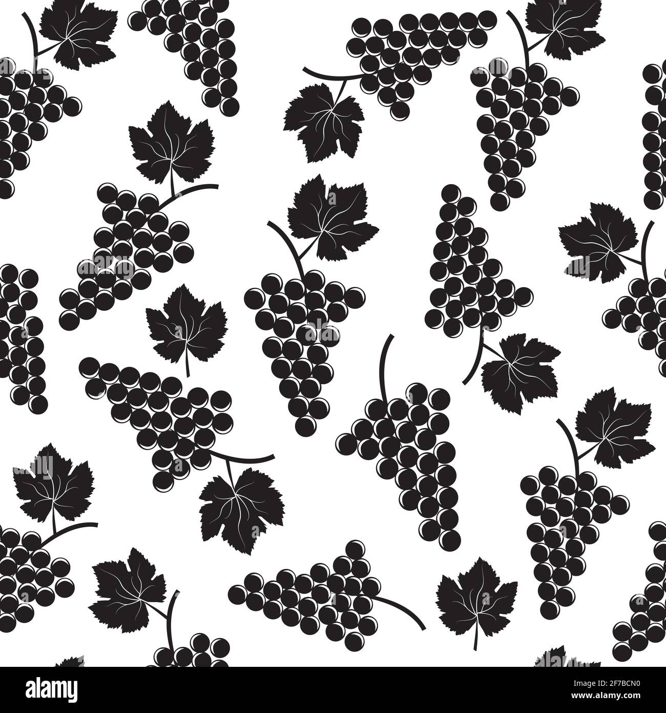 Grape seamless pattern on white background Stock Vector Image & Art - Alamy