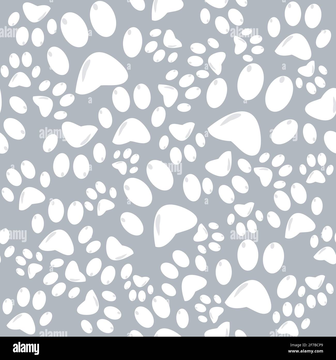 Paw seamless pattern Stock Vector Image & Art - Alamy