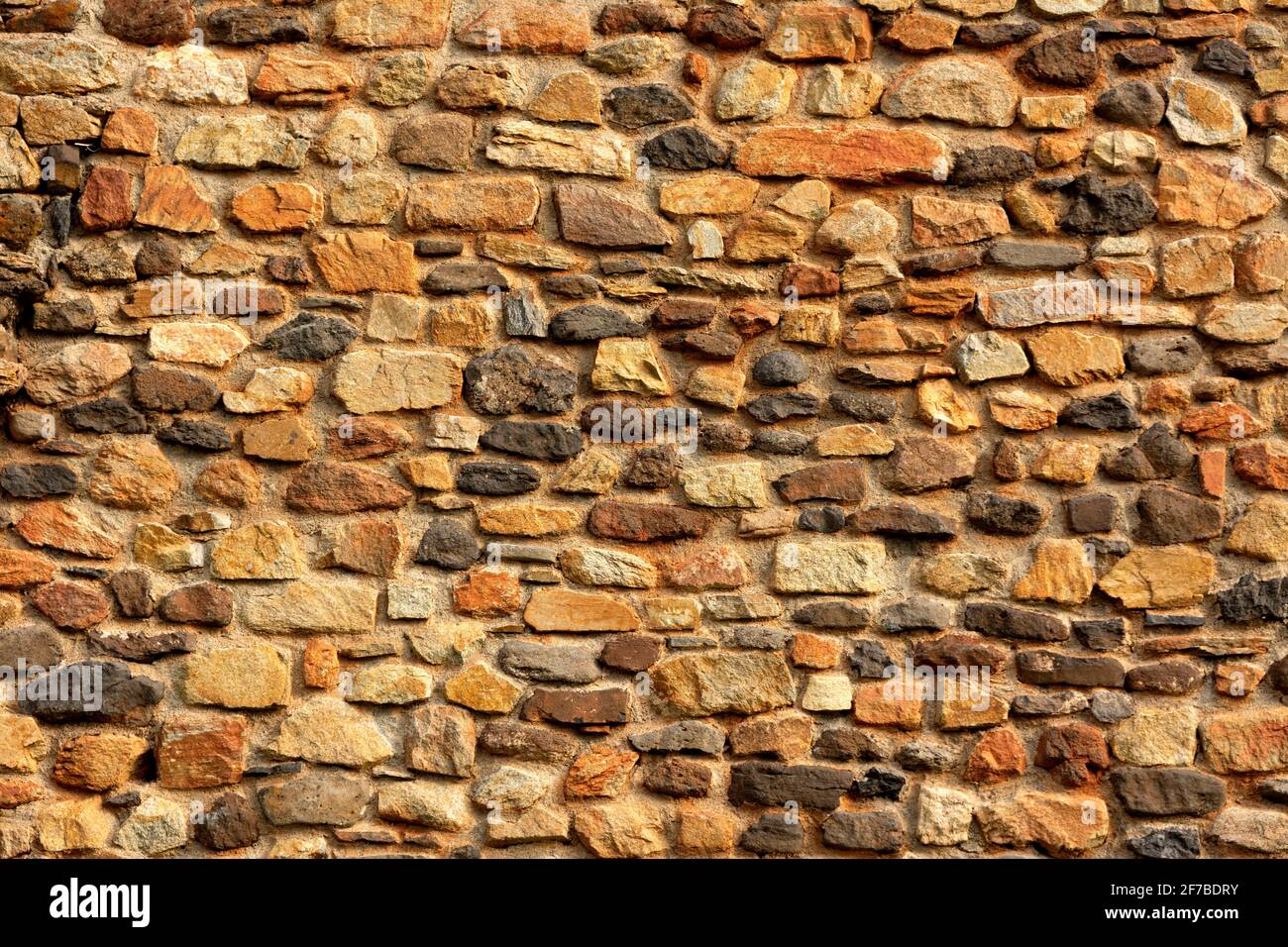 Stone wall, France Stock Photo - Alamy