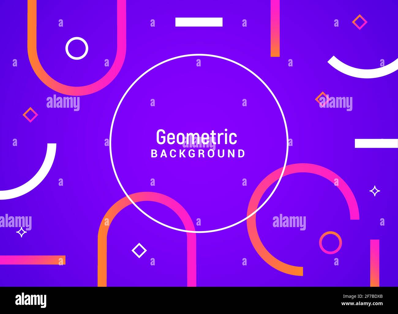 Vector minimal geometric motion background. Digital gradient layout ...