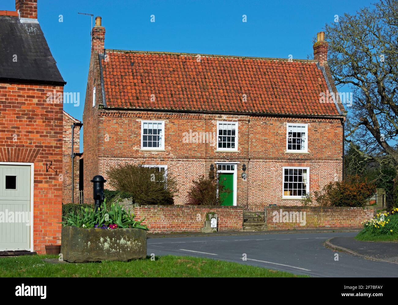 Handsome brick-built house in the village of Lund, East Yorkshire ...