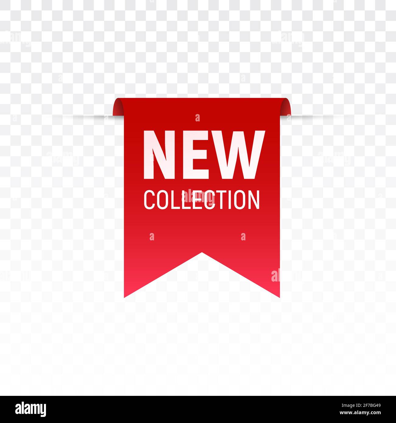 New collection label tag. New fabric vector design fashion tag sign ...