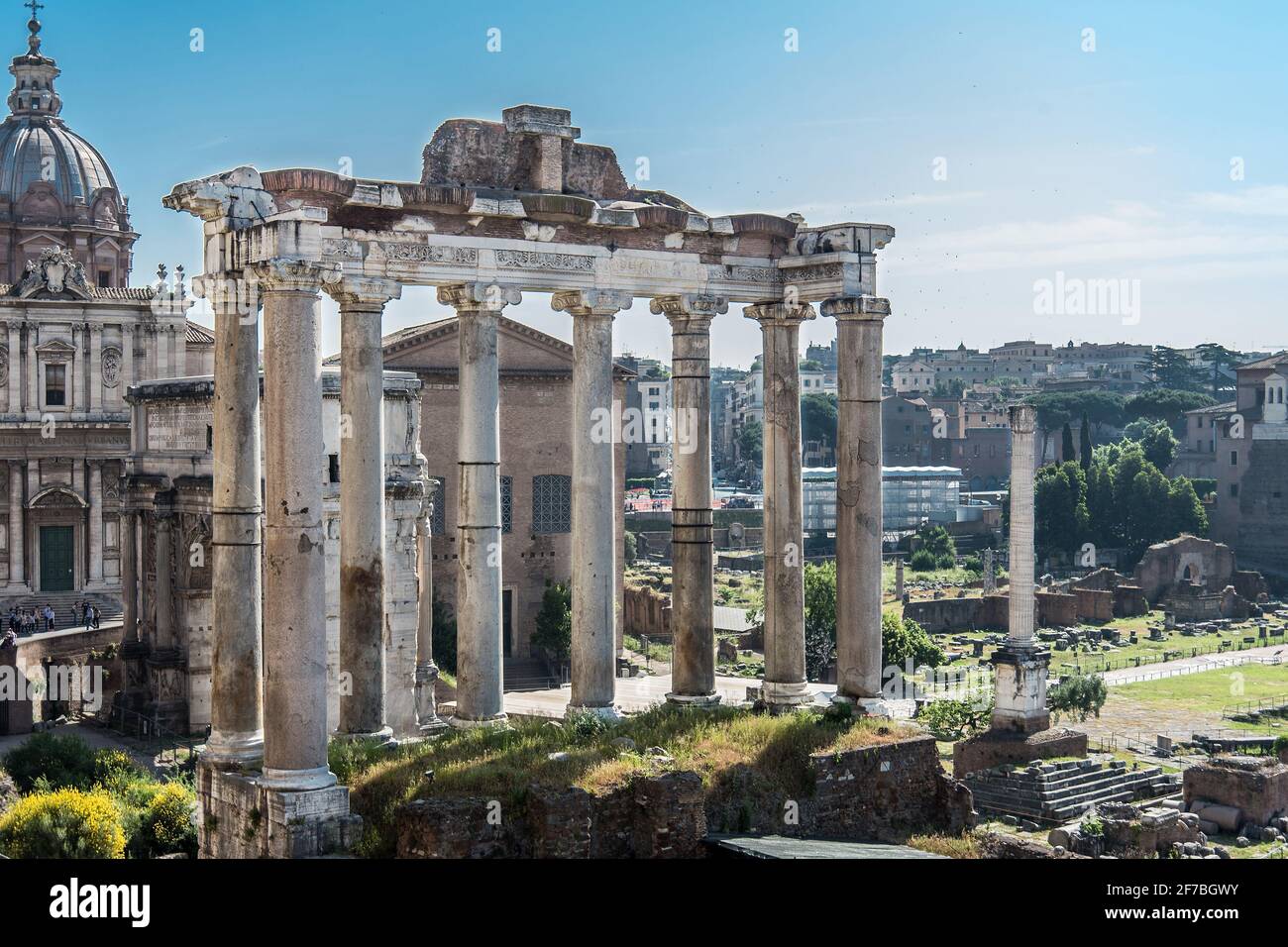 Imperial Fora archaeological site,Fori Imperiali, UNESCO, World ...