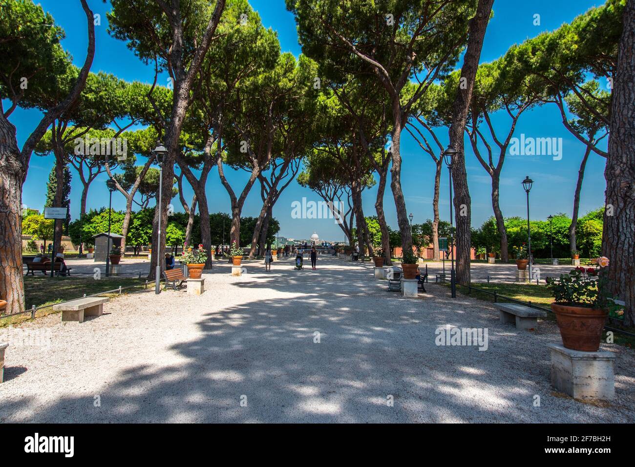 Giardino degli Aranci, Orange Garden, Aventine hill, Turist, Rome ...