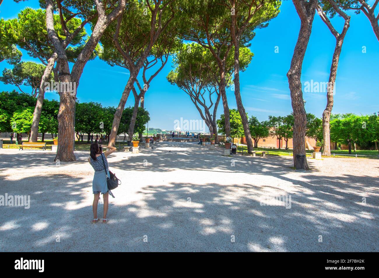 Giardino degli Aranci, Orange Garden, Aventine hill, Turist, Rome ...