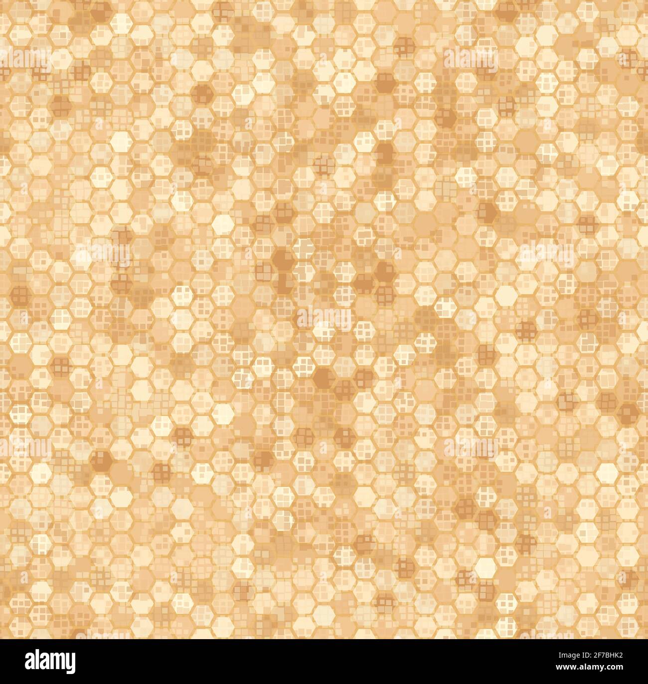 Hexagonal desert camouflage seamless pattern vector stock illustration ...