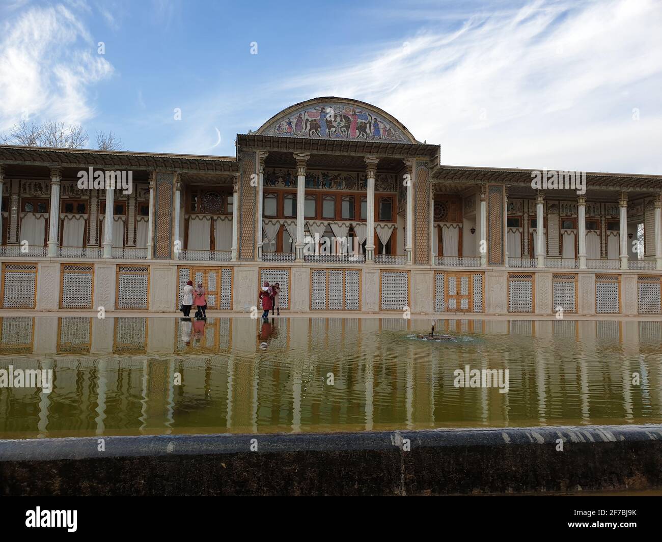 shiraz, iran - april 29, 2019: tourism photo beautiful parks in shiraz ...