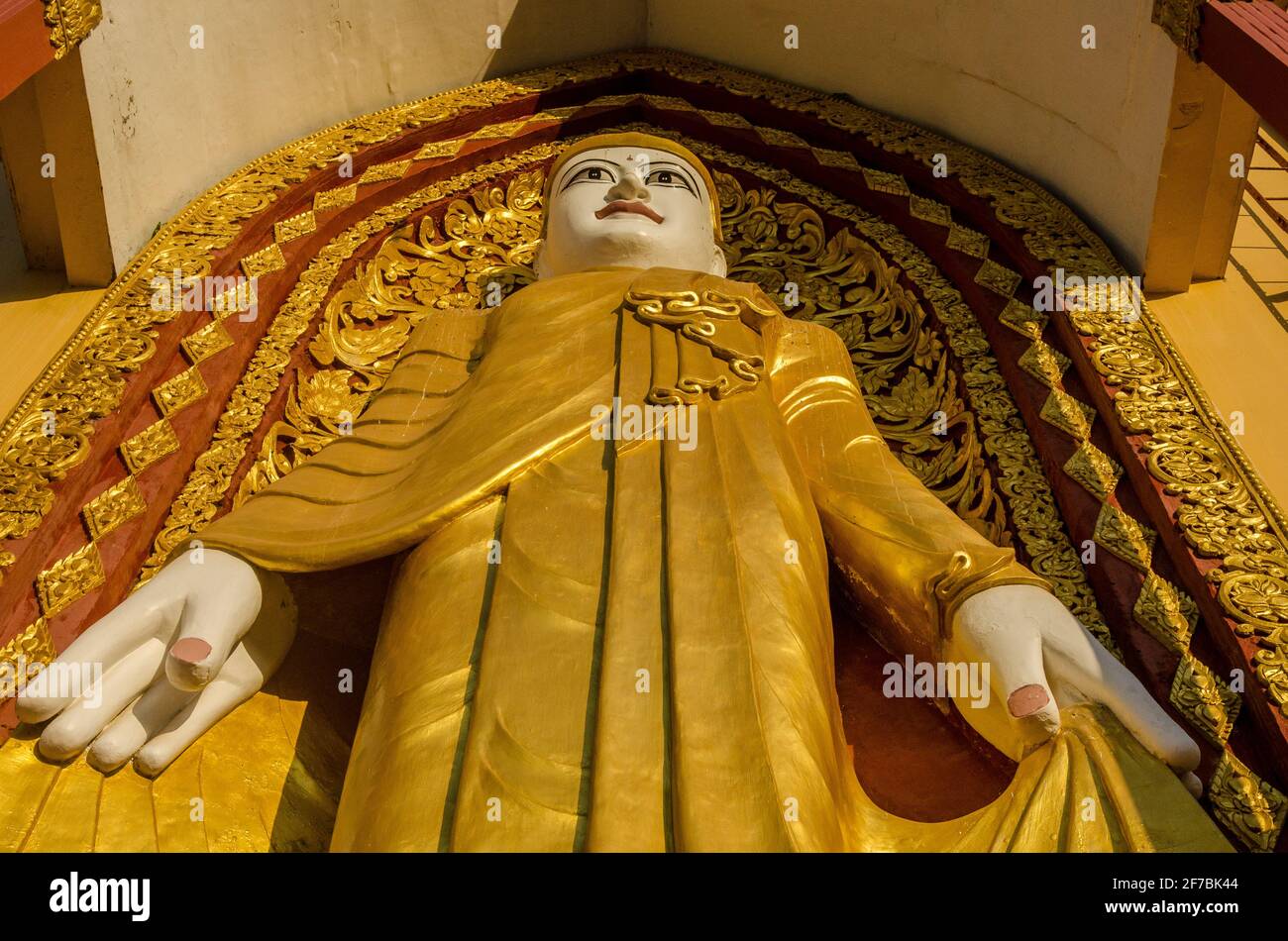 Buddha's statues in Bago, Myanmar Stock Photo - Alamy