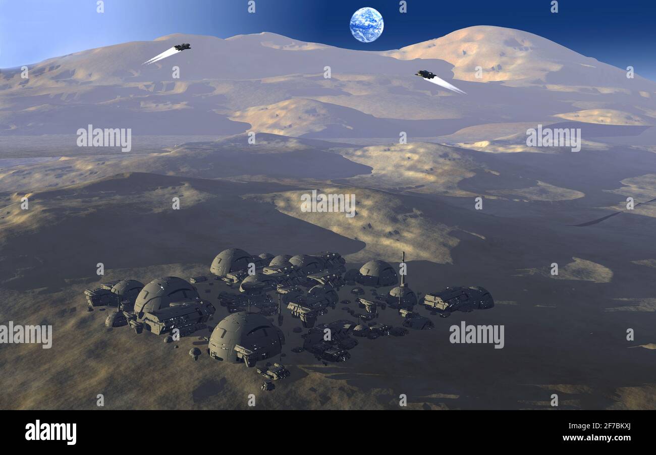 Futuristic military base hi-res stock photography and images - Alamy