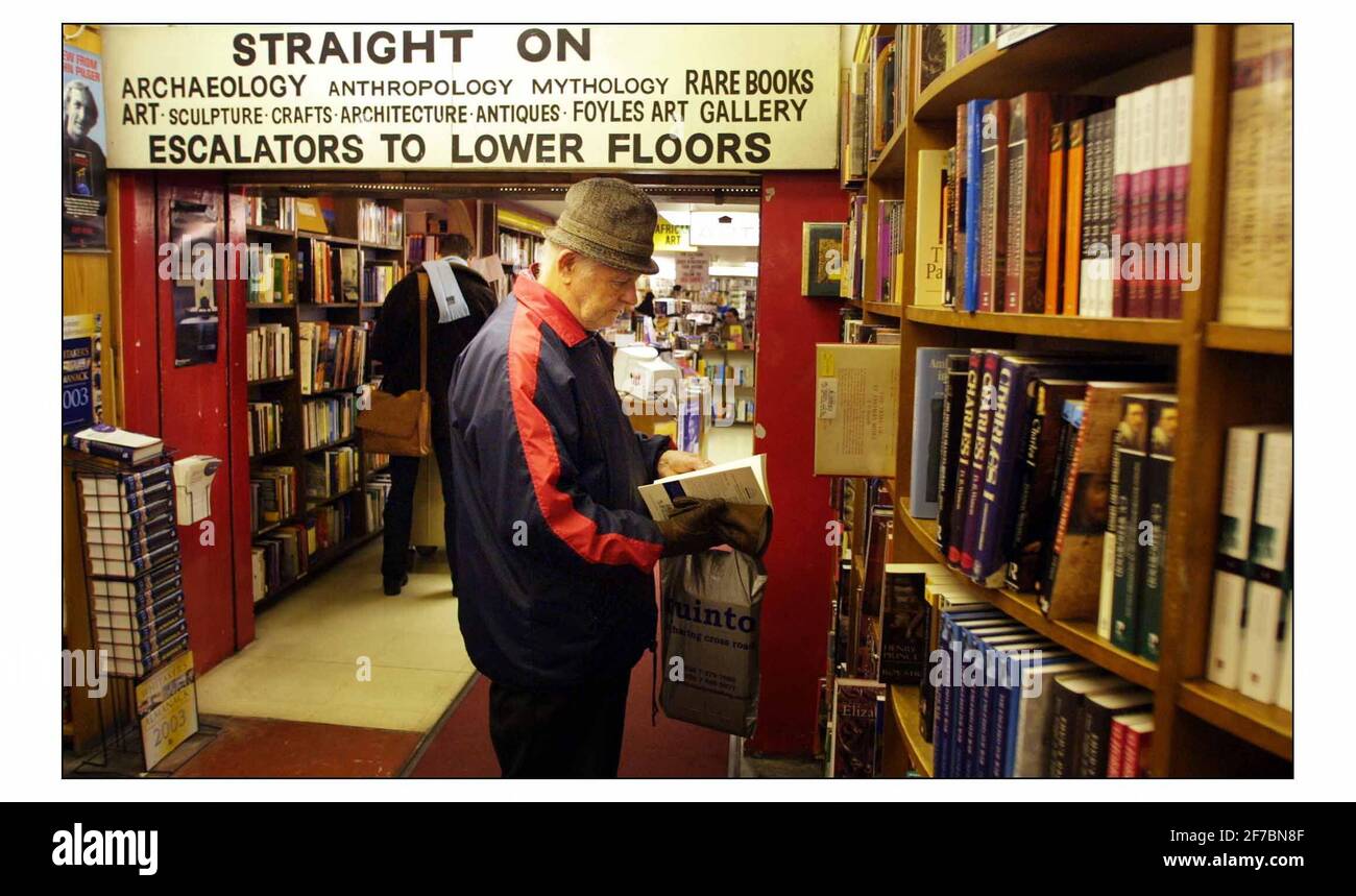Foyles Book Shop in Charring Cross Road in London.pic David Sandison 22 ...