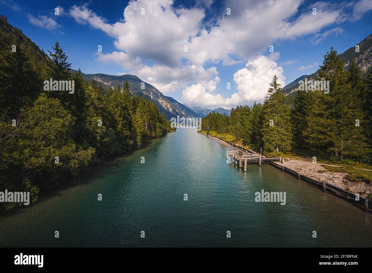 Famous Plansee in Austria in summer Stock Photo - Alamy