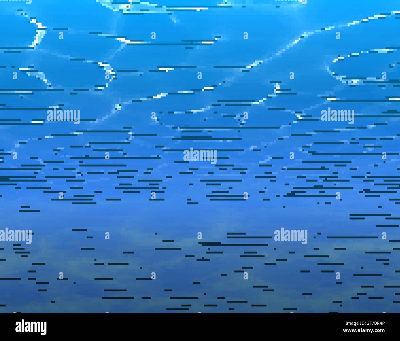 Water level river surface Stock Vector Images - Alamy
