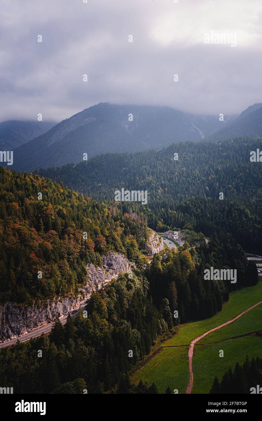 Suspension Bridge Highline 179 in the Alps, Austria Stock Photo - Alamy