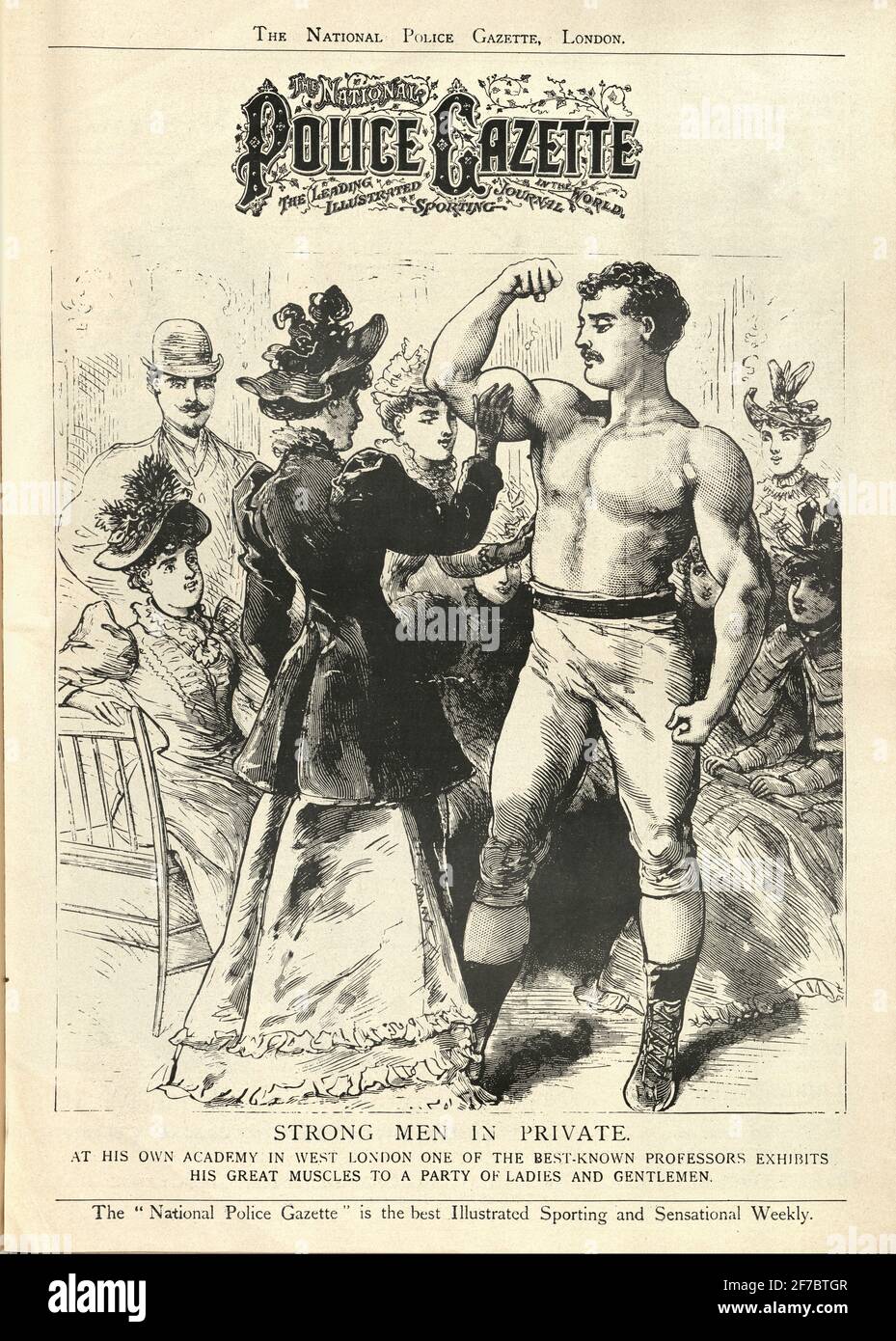 Vintage Strongman Poster