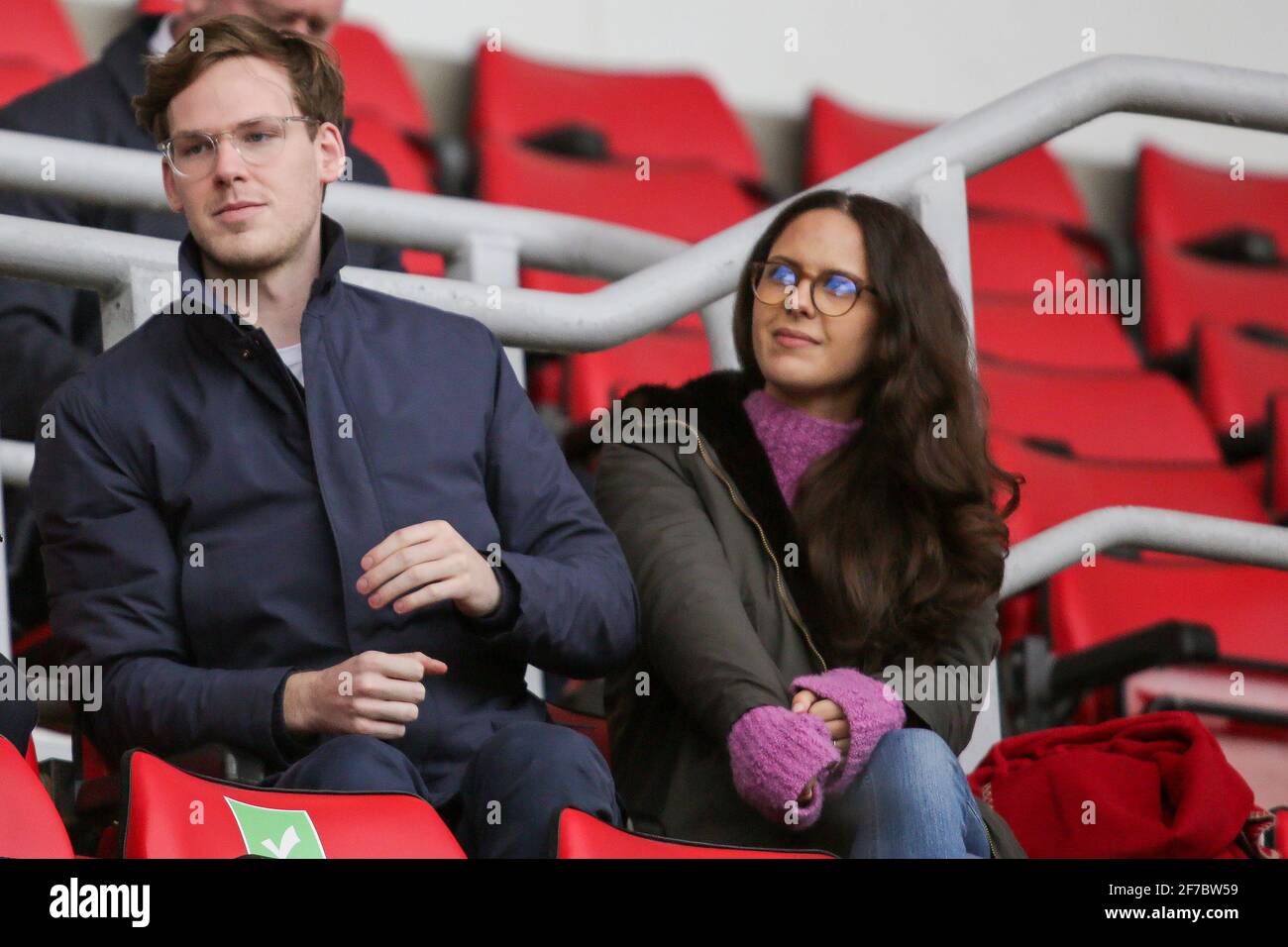 Sunderland Owner, Kyril Louis-Dreyfus is seen with Alexandra Nowikovsky ...