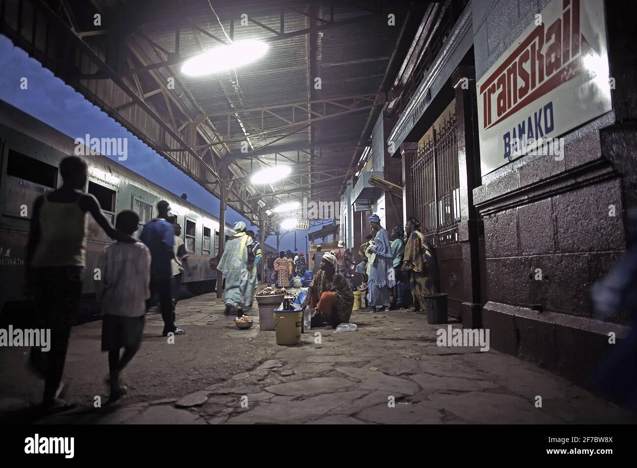Railway station in Bamako ,Mali, West Africa Stock Photo - Alamy