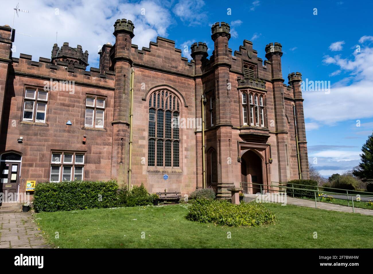 The exterior of Frankby Hall Wirral in March 2021 Stock Photo - Alamy