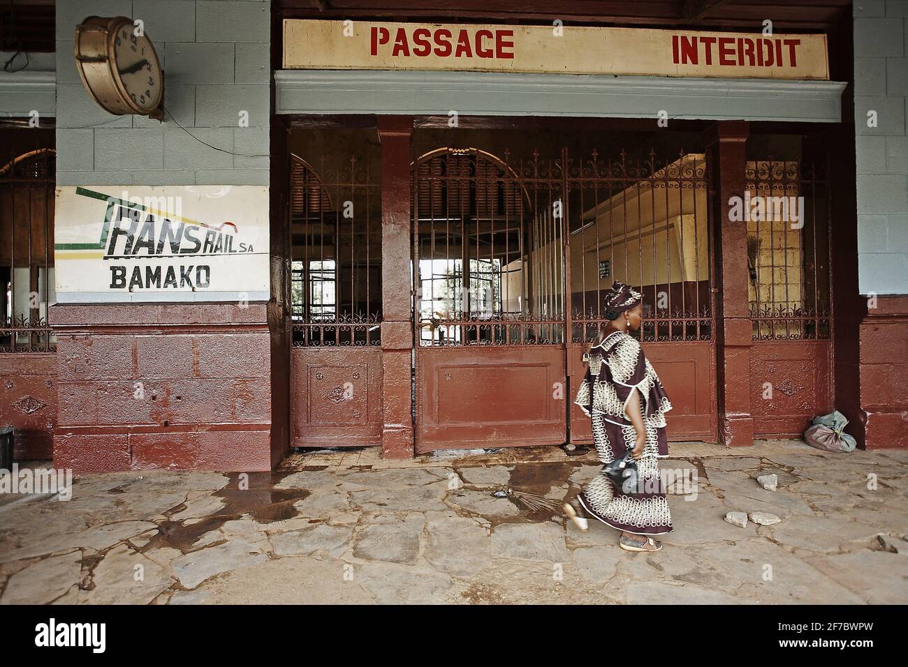 Railway station in Bamako ,Mali, West Africa Stock Photo - Alamy