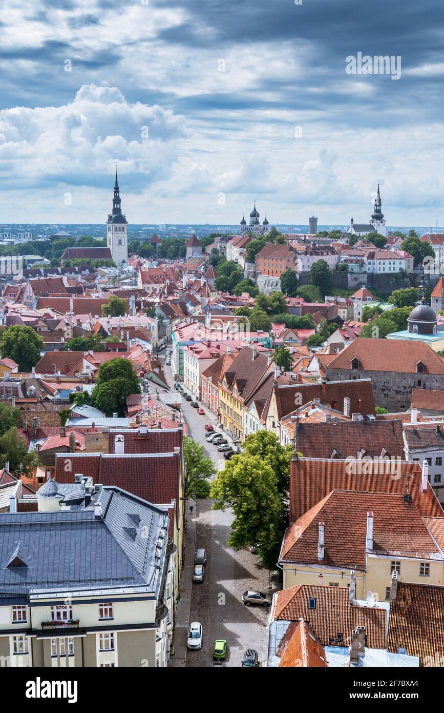 Cityscape of Tallinn, the capital of Estonia Stock Photo - Alamy