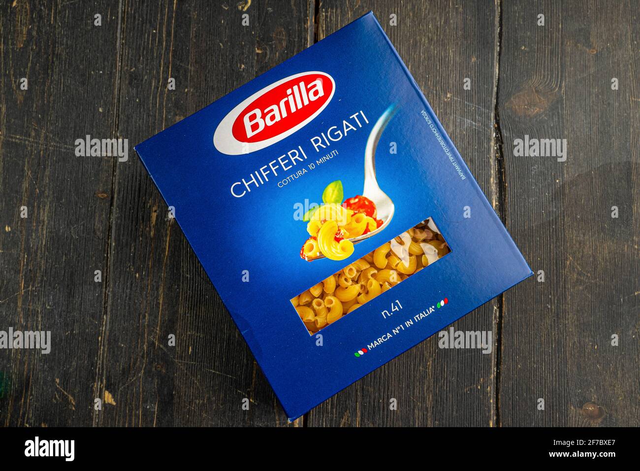 BARILLA products. Italian pasta Chifferi Rigati. Barilla group produces ...
