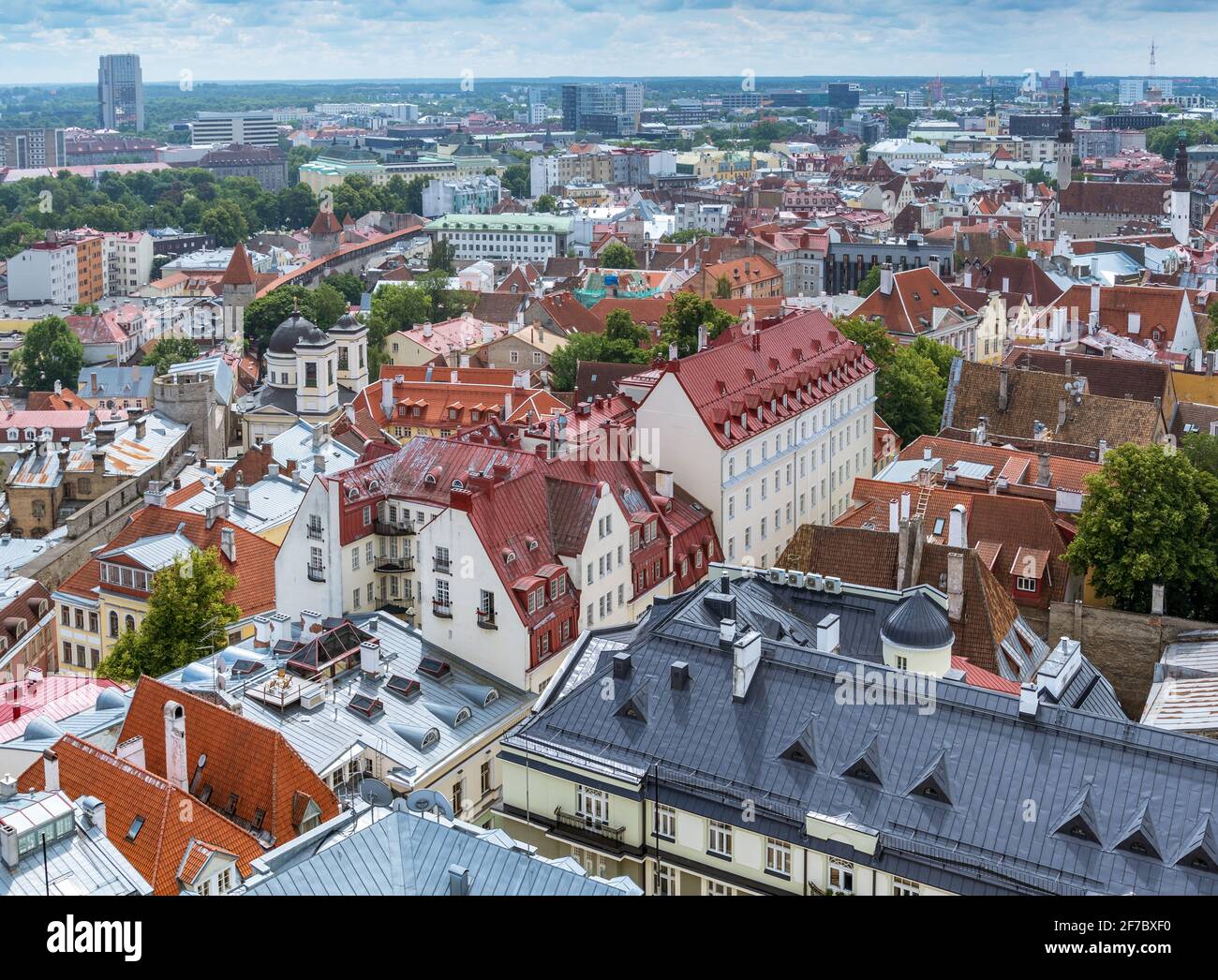 Cityscape of Tallinn, the capital of Estonia Stock Photo - Alamy