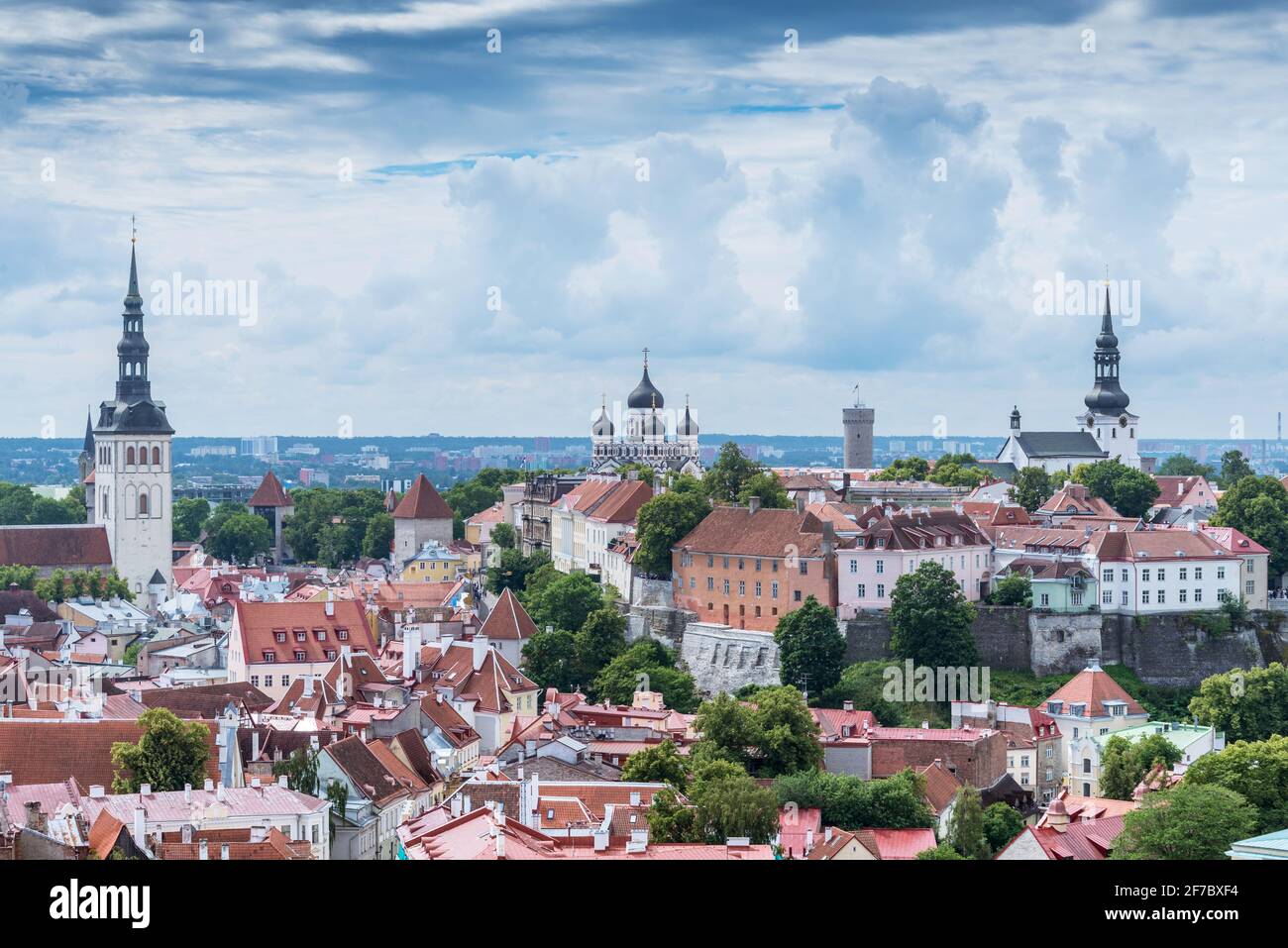 Cityscape of Tallinn, the capital of Estonia Stock Photo - Alamy