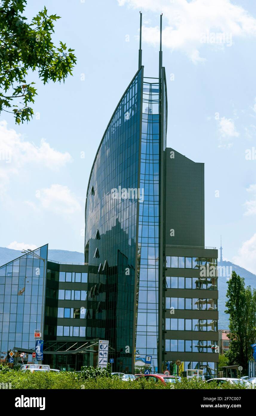 Sofia Business Center Bellissimo, steel and glass architecture ...