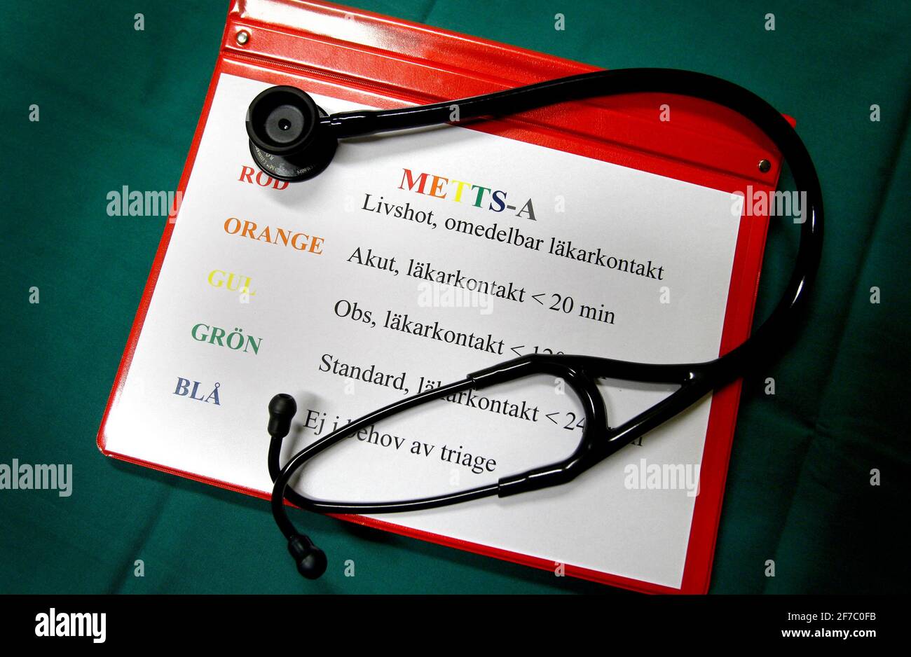 Medical emergency triage and treatment system adult hi-res stock ...