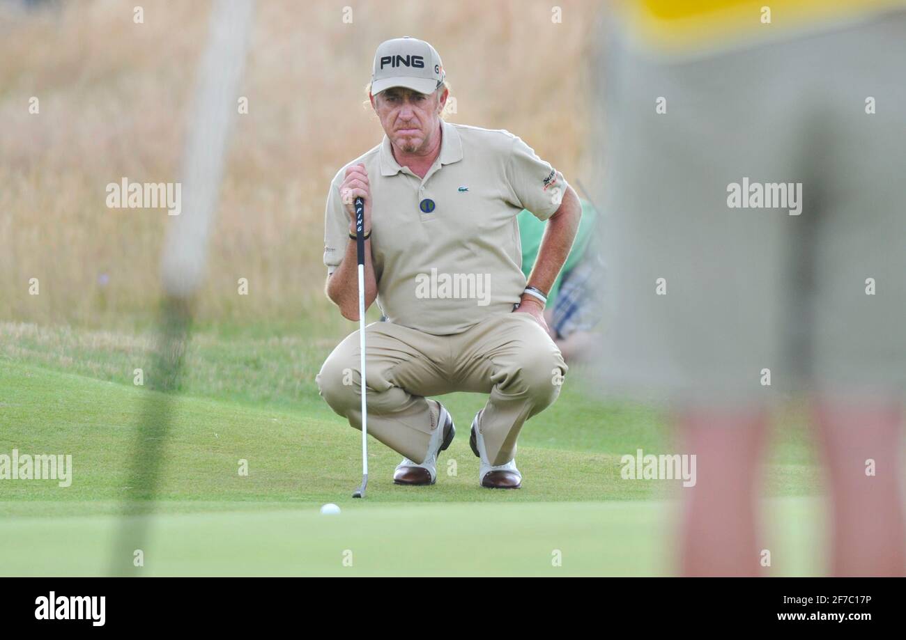 THE OPEN TURNBURY 2009. 1st DAY 16/7/2009. MIGUEL ANGLE JIMENEZ LINES ...