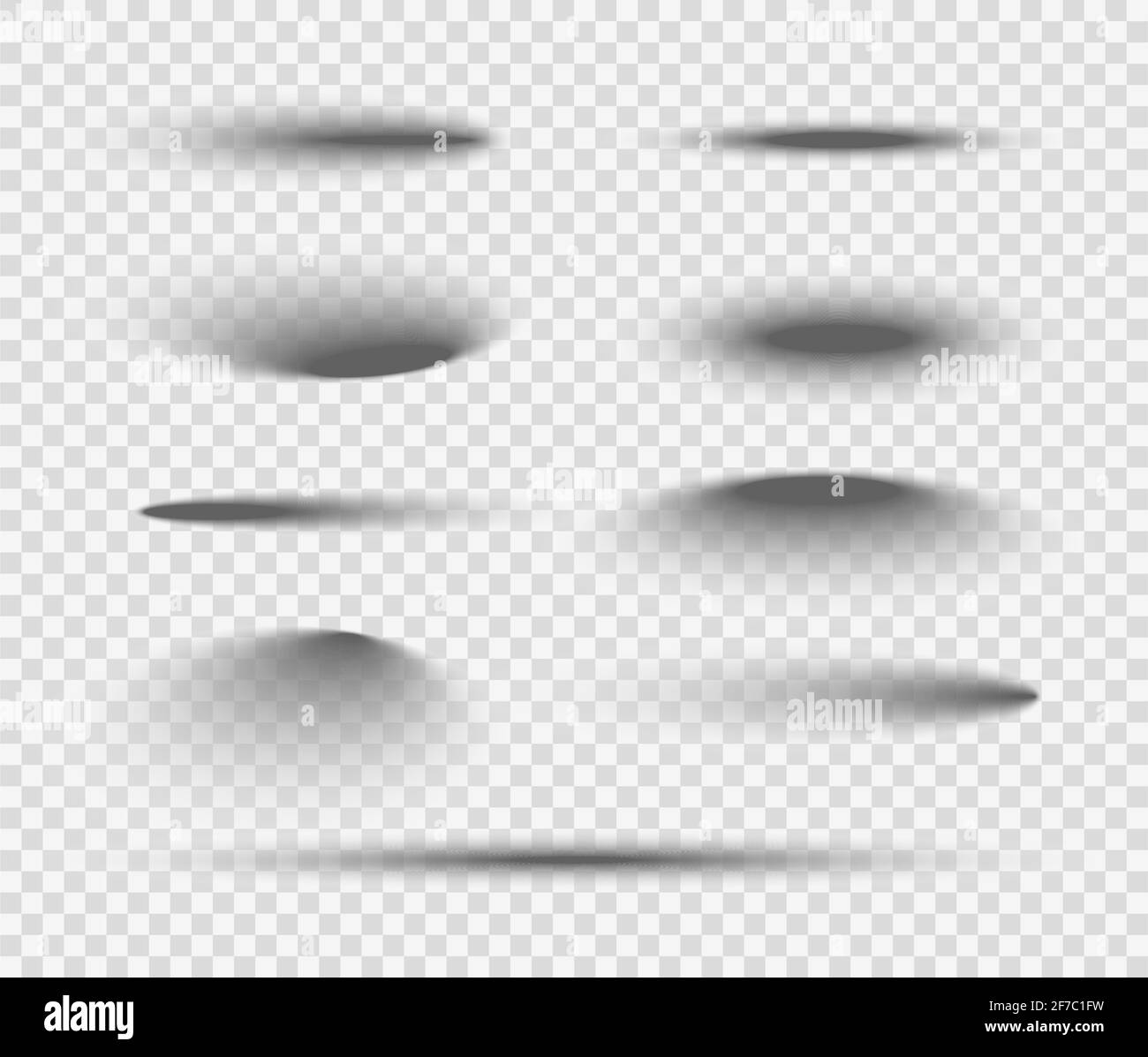 Shadow ball circle round vector bottom floor shadow. Oval shade ellipse ...