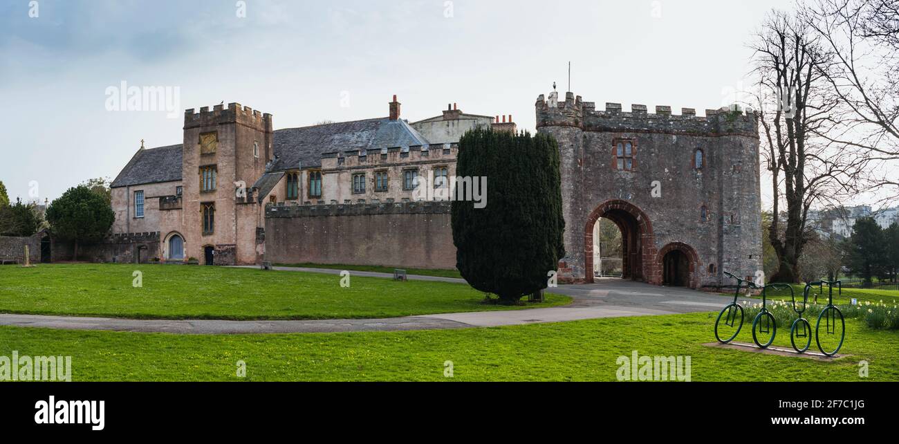 Panorama of Torre Abbey, Torquay, Devon, England Stock Photo - Alamy