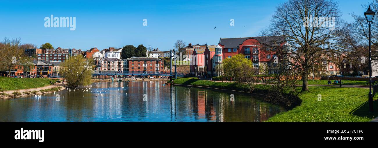Exeter cathedral aerial hi-res stock photography and images - Alamy