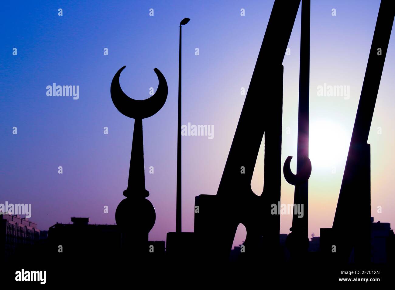 sunset silhouette photos Stock Photo - Alamy