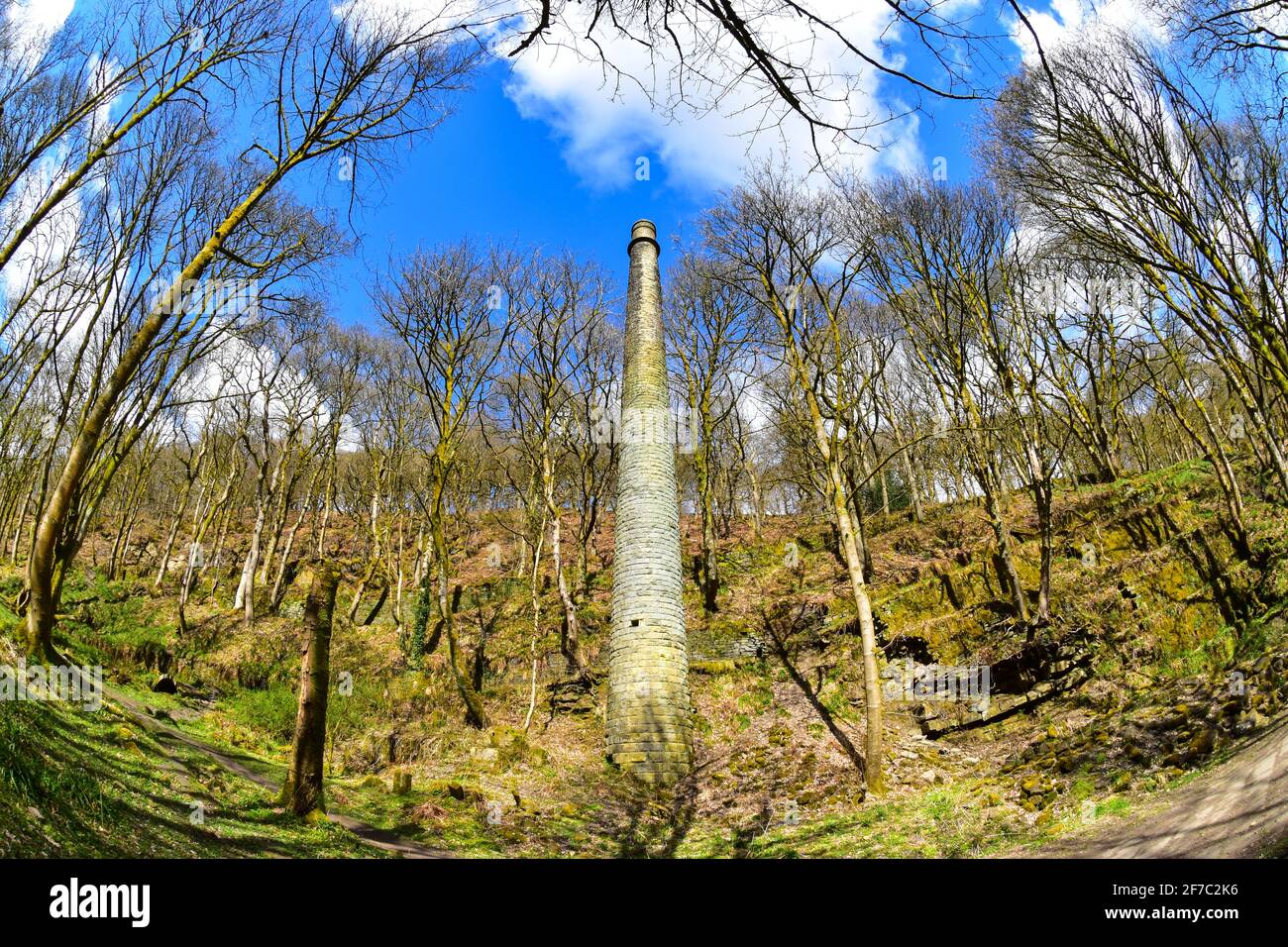 Lumb mill chimney hi-res stock photography and images - Alamy