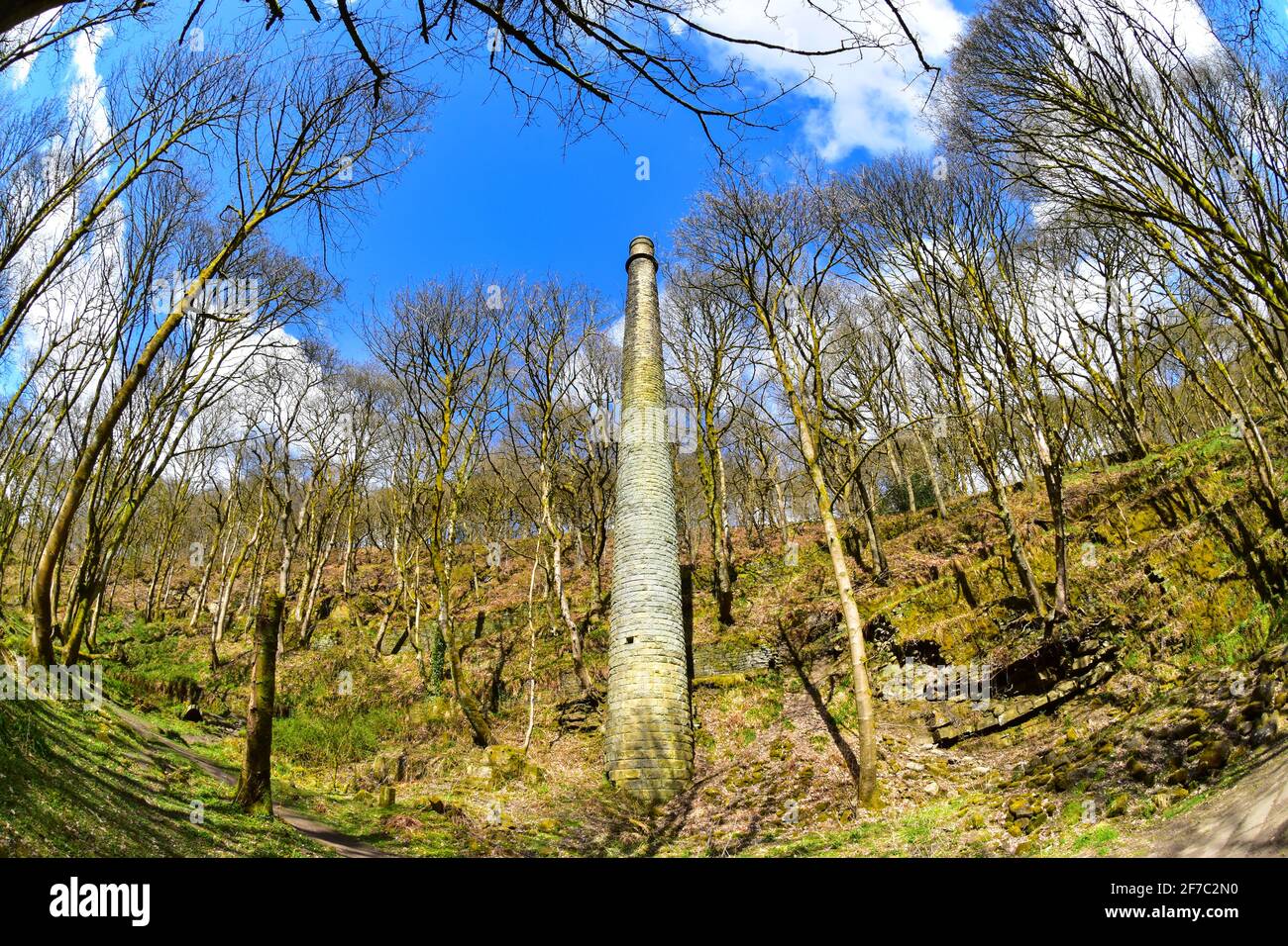 Lumb mill chimney hi-res stock photography and images - Alamy