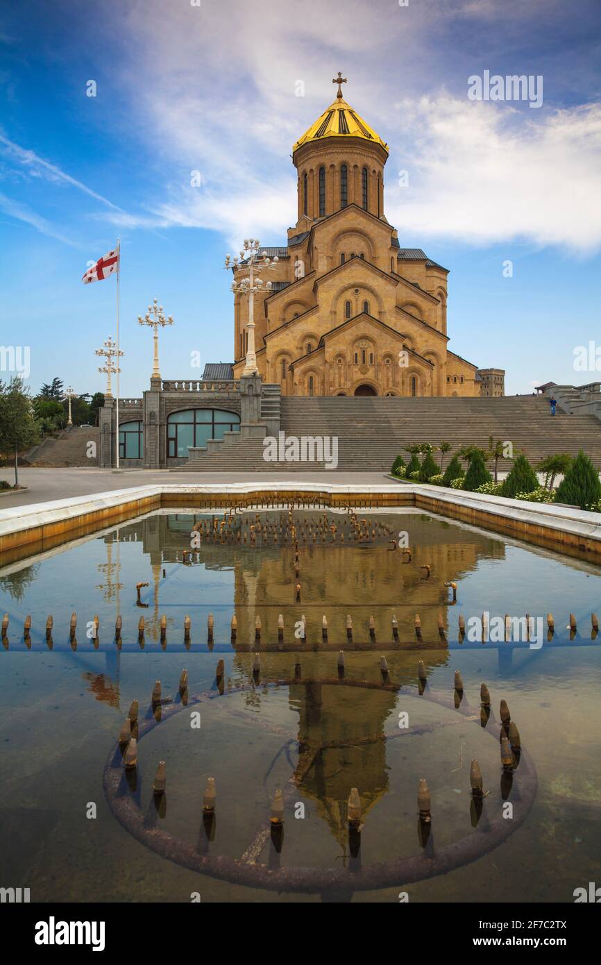 Georgia, Tbilisi, Taminda Sameba Cathedral (Holy Trinity Cathedral ...