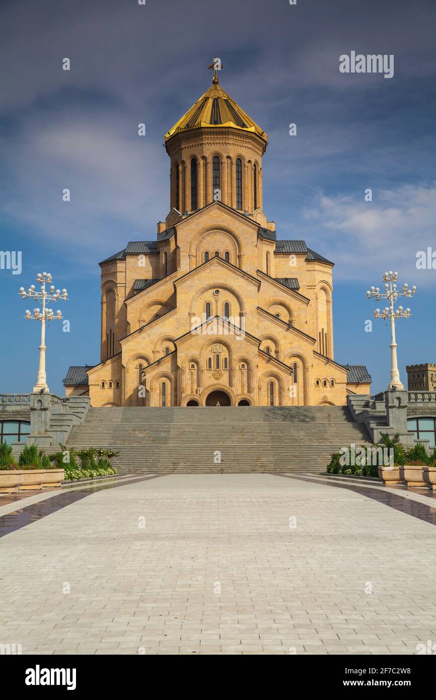 Georgia, Tbilisi, Taminda Sameba Cathedral (Holy Trinity Cathedral ...